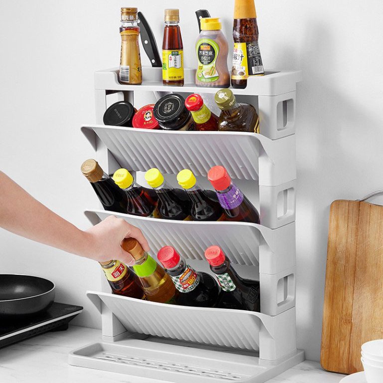 Kitchen 3 Layered Storage Rack - Rabeya Enterprise