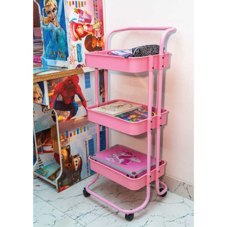 3 LAYER MULTIPURPOSE TROLLEY RACK – Rabeya Enterprise