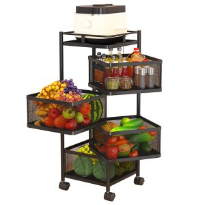 4 Layer Square Shape Kitchen Rack - Rabeya Enterprise